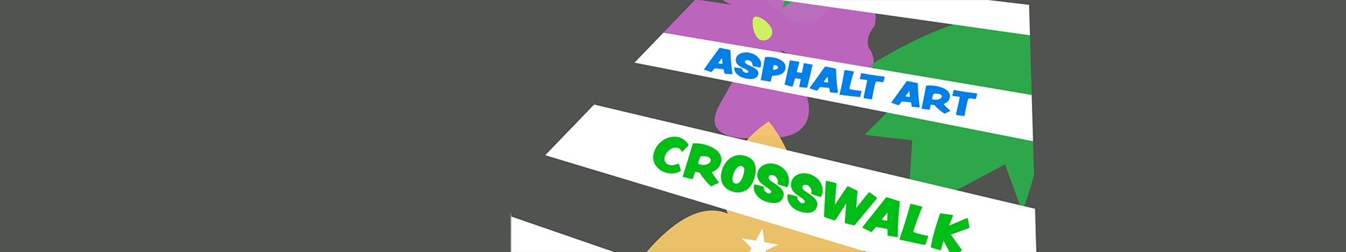 Asphalt Art Crosswalks - City of Spokane, Washington
