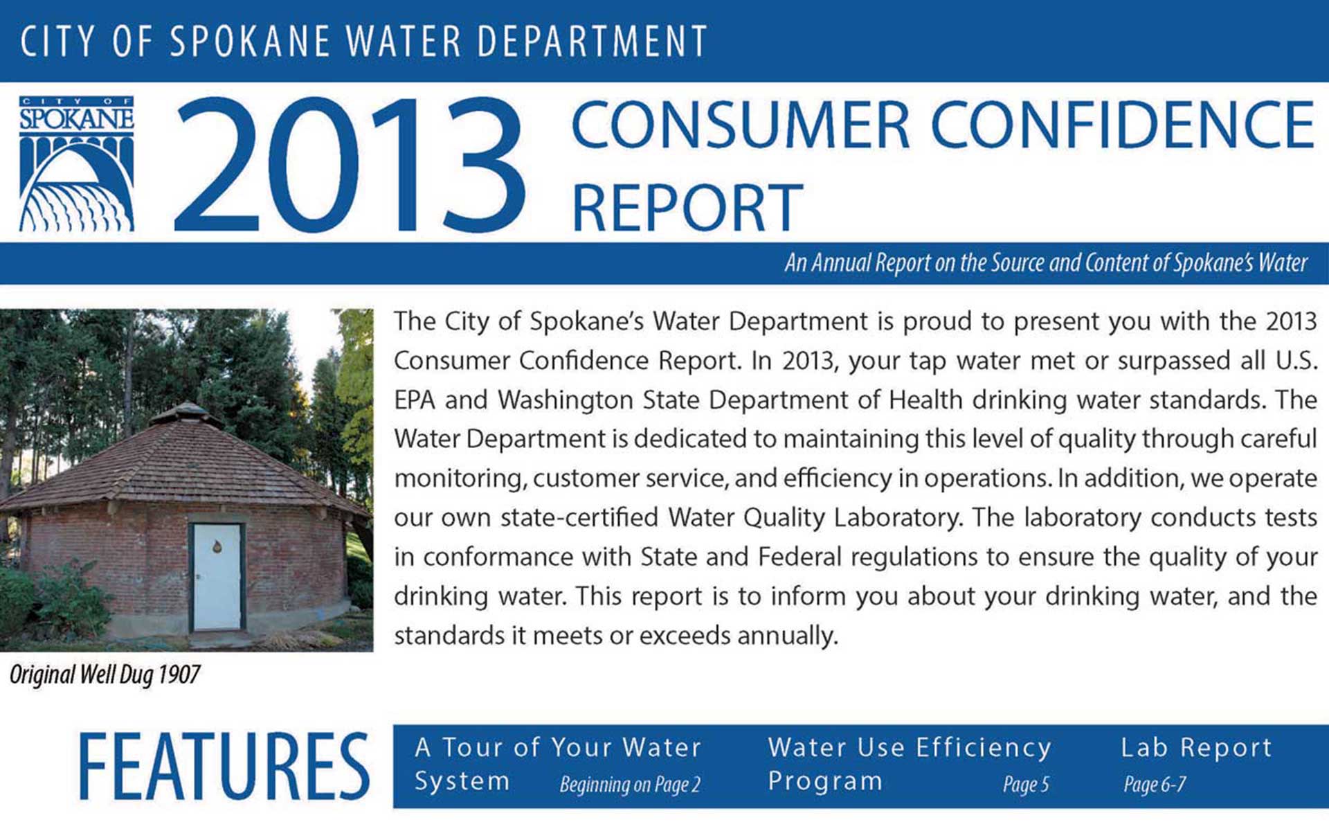 City’s drinking water meets all quality standards - City of Spokane ...