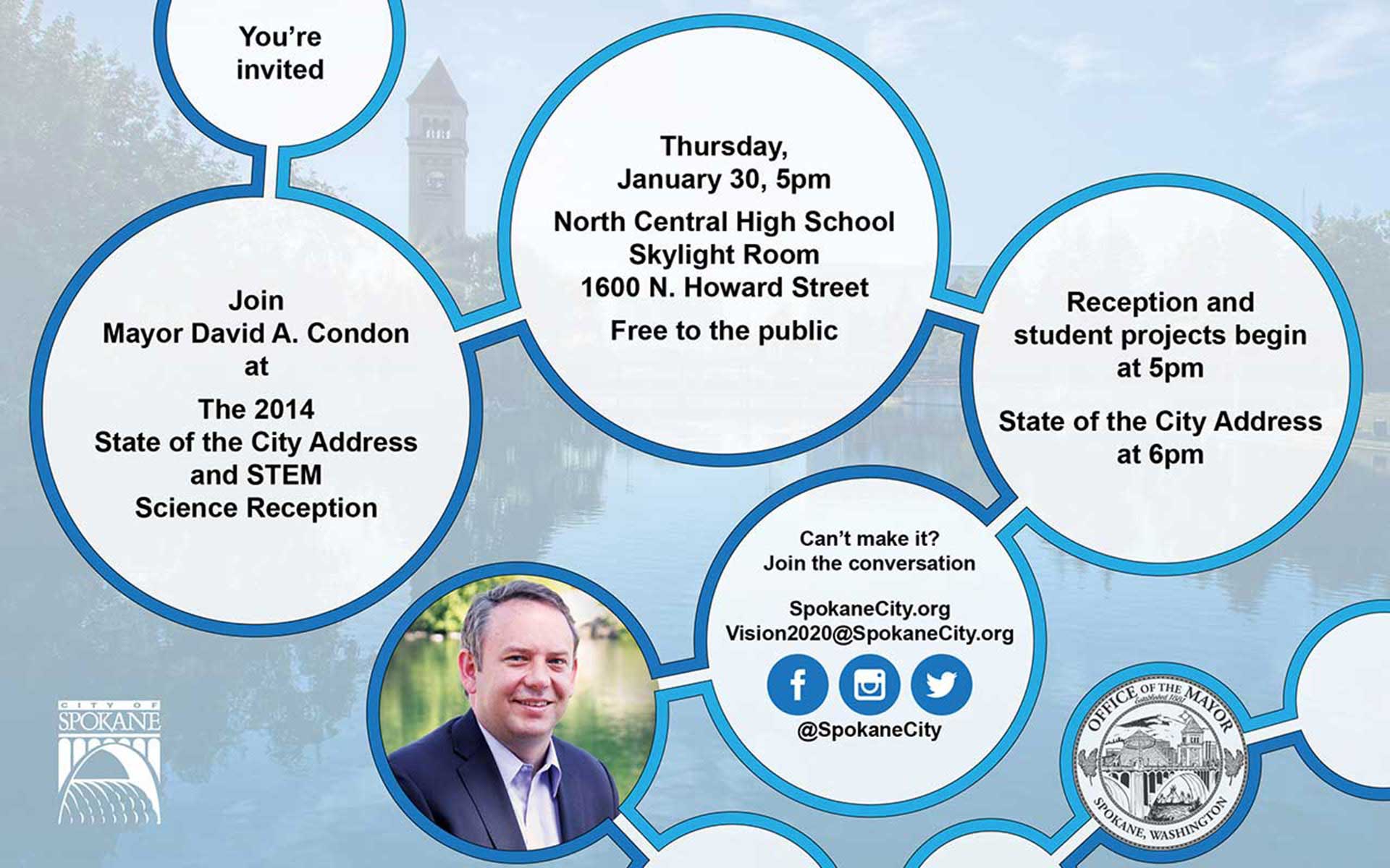 Join Mayor Condon for the State of the City - City of Spokane, Washington