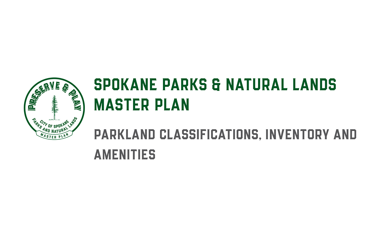 Spokane Parks Master Plan Maps & Data