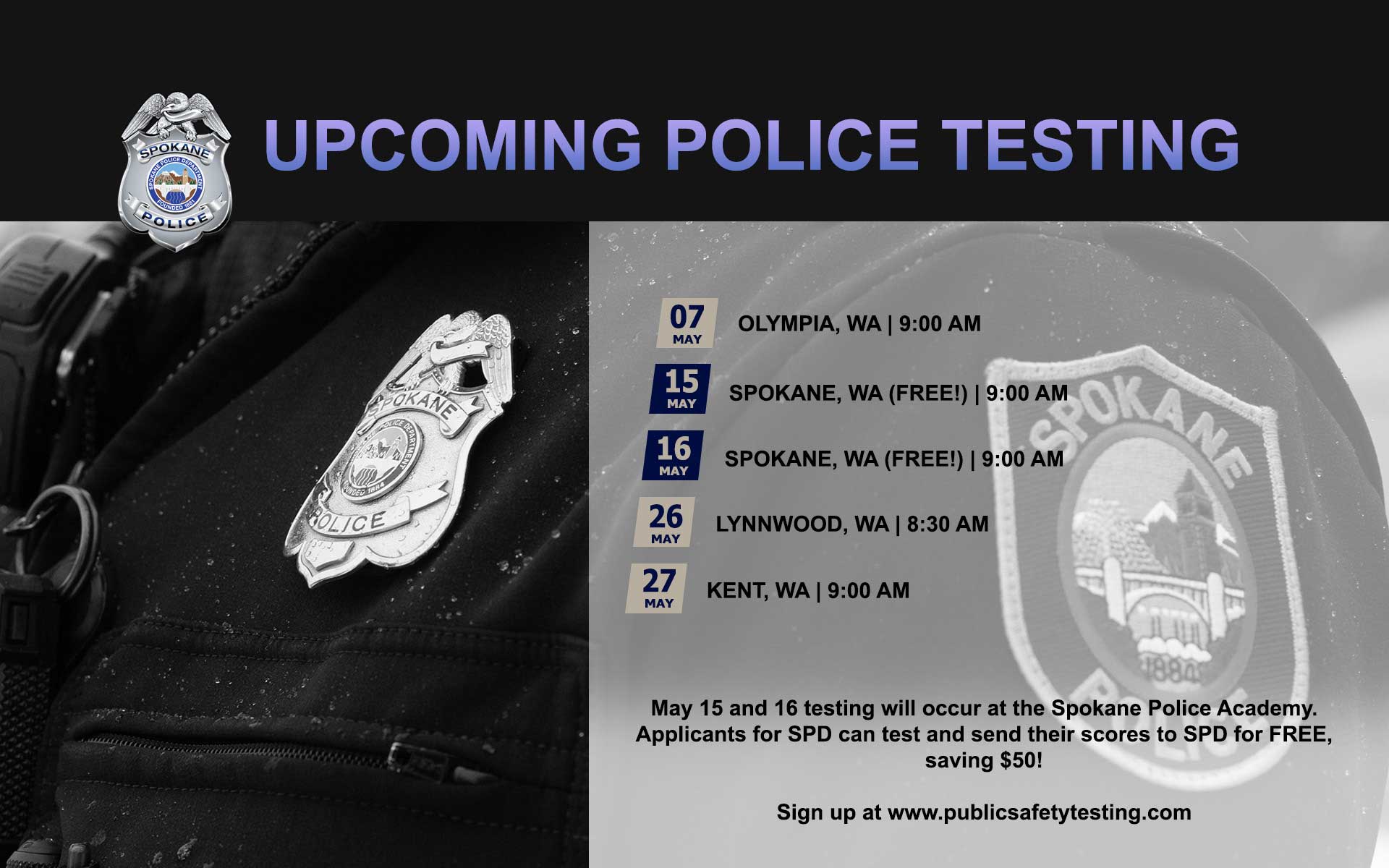 Become a Spokane Police Officer - City of Spokane, Washington