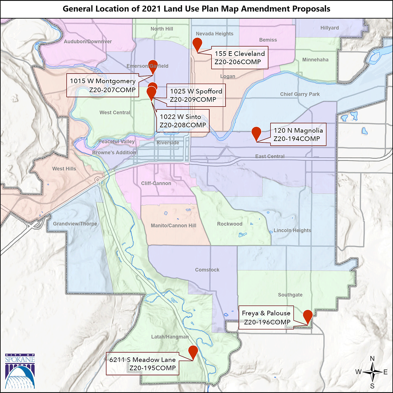 2020/2021 Proposed Comprehensive Plan Amendments - City of Spokane, Washington