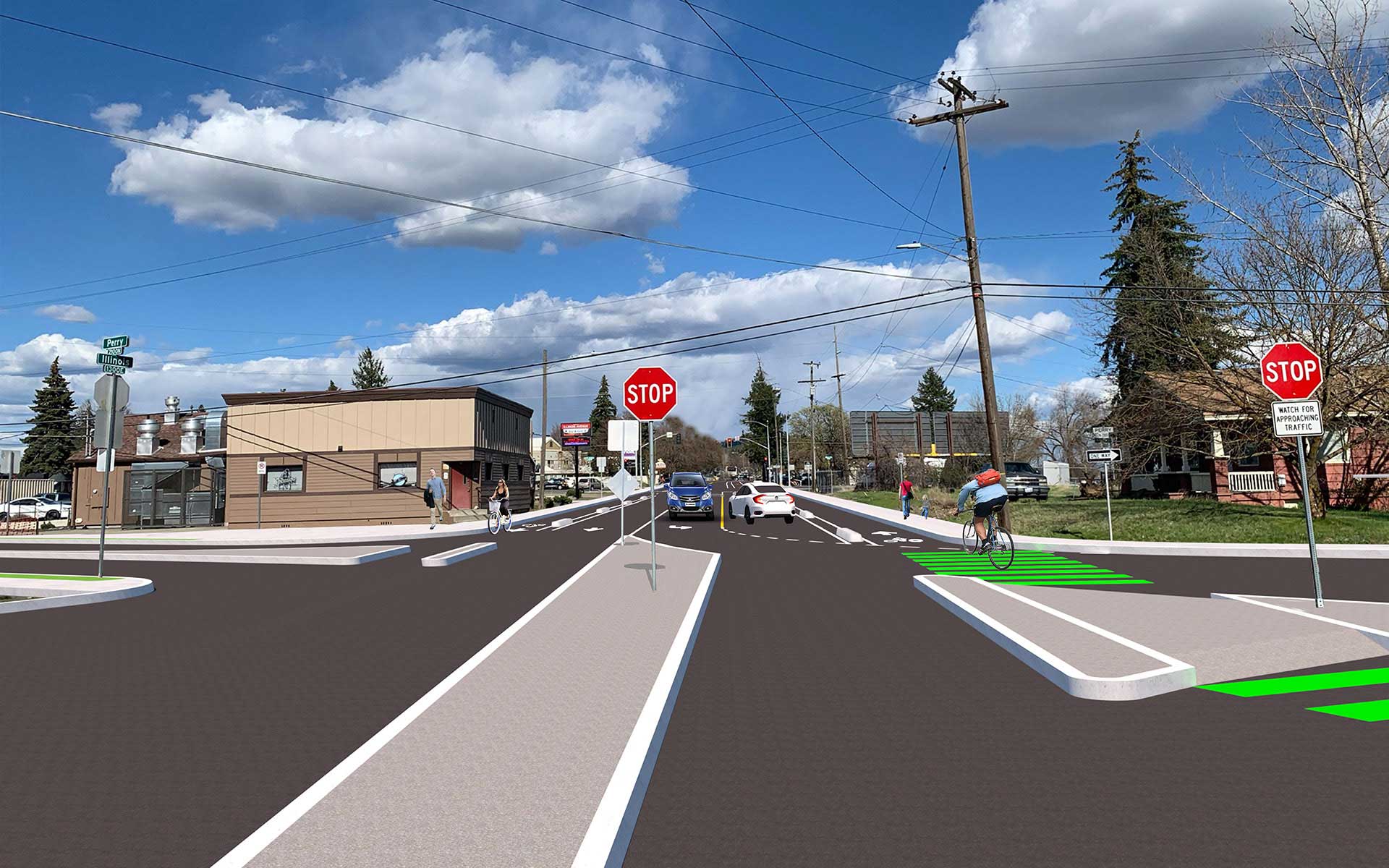 Illinois Avenue Bikeway Design Options - City of Spokane, Washington