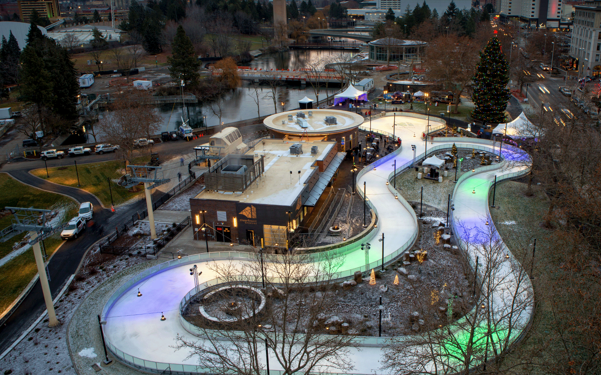 Numerica Skate Ribbon Opening Day - City of Spokane, Washington