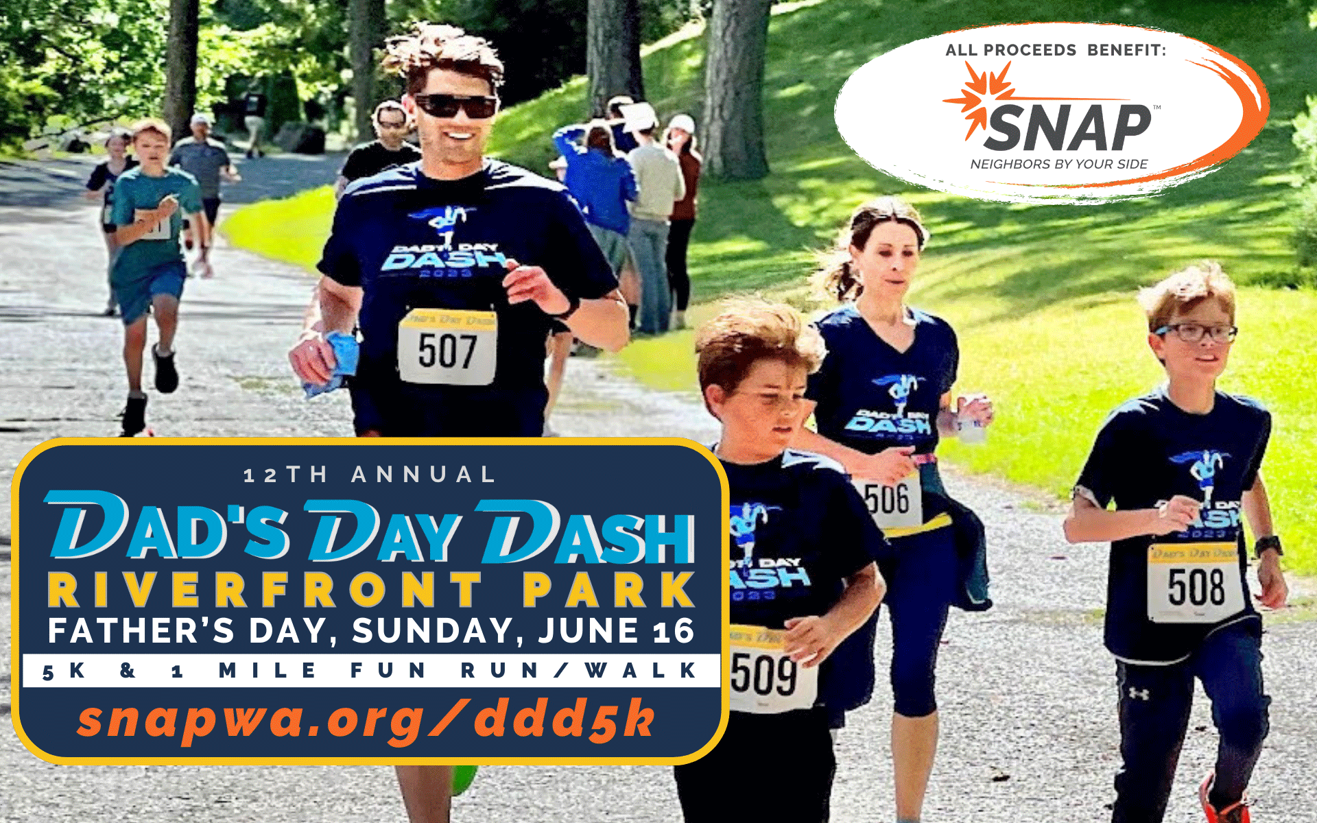 12th Annual Dad's Day Dash - City of Spokane, Washington