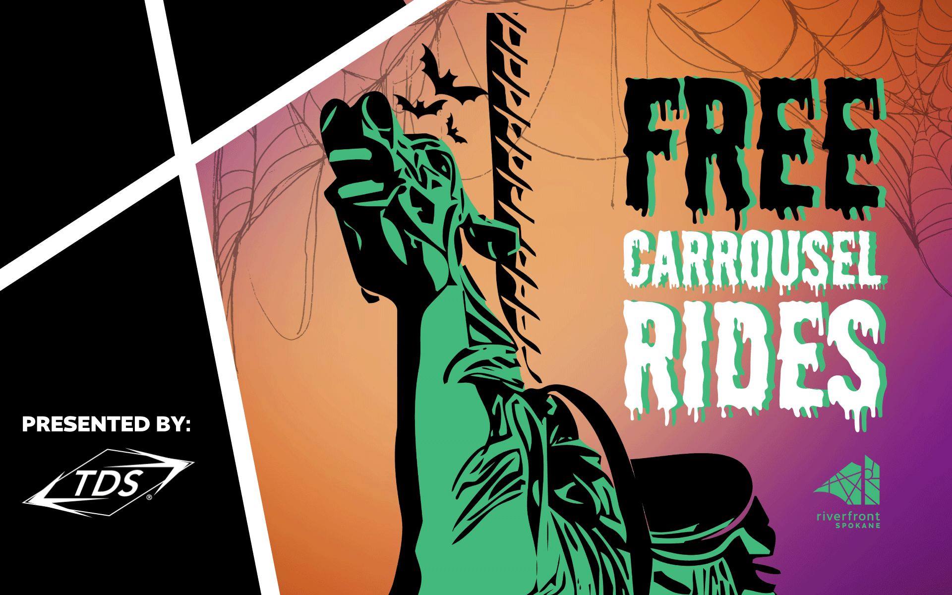 Free Carrousel Rides Presented by TDS Fiber - City of Spokane, Washington