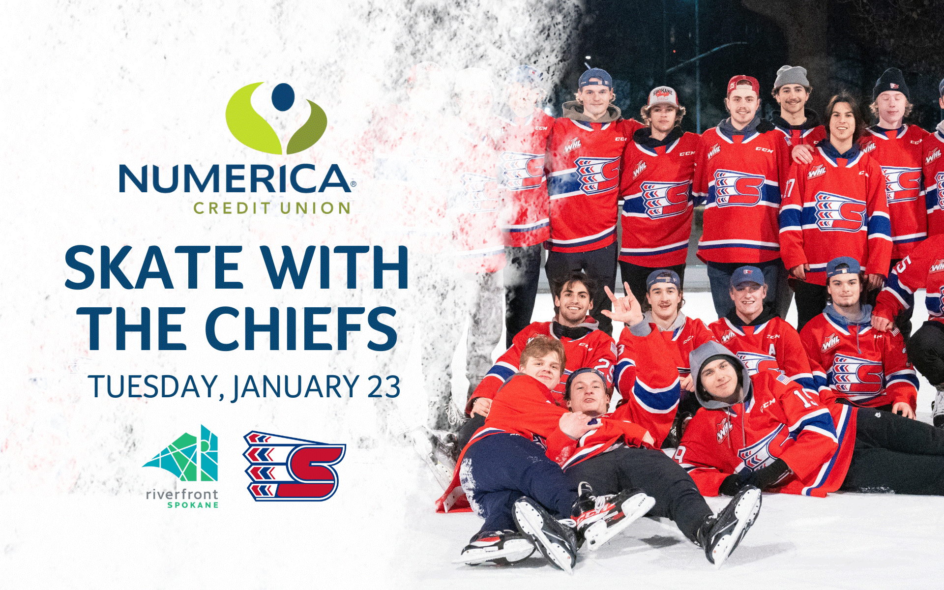 Numerica Skate with the Chiefs - City of Spokane, Washington