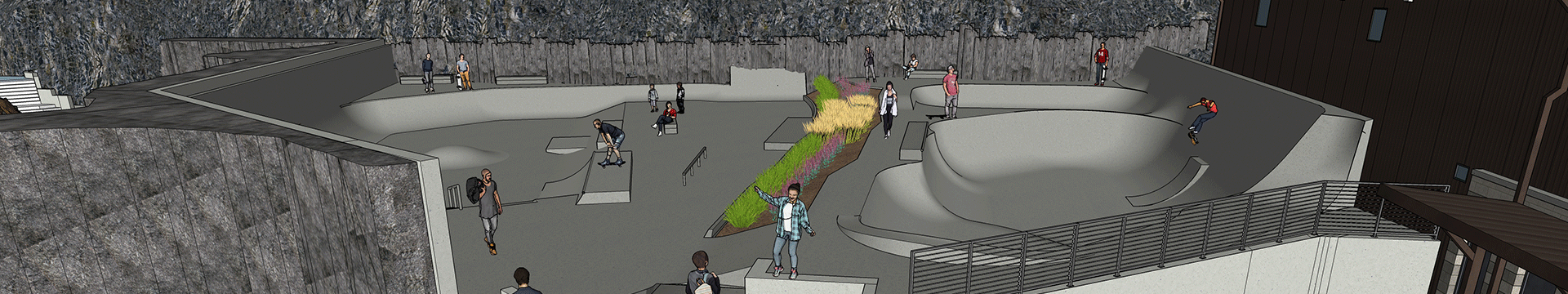 Skate and Wheels Park - City of Spokane, Washington