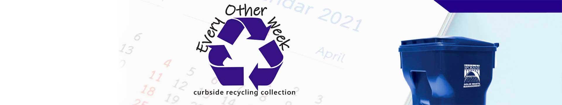 Recycling Pickup to Change in May - City of Spokane, Washington