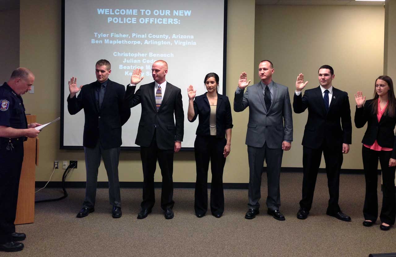 Six New Officers Join the Spokane Police Department - City of Spokane ...