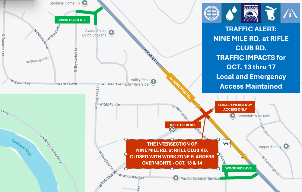 City Construction Projects Traffic Impacts Next Week - City of Spokane ...