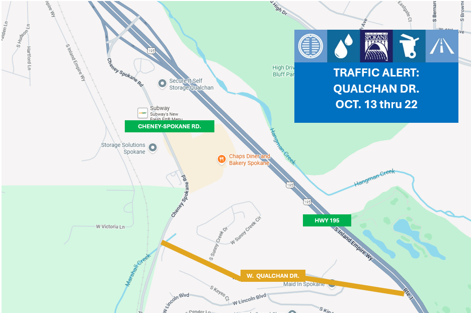 City Construction Projects Traffic Impacts Next Week - City of Spokane ...