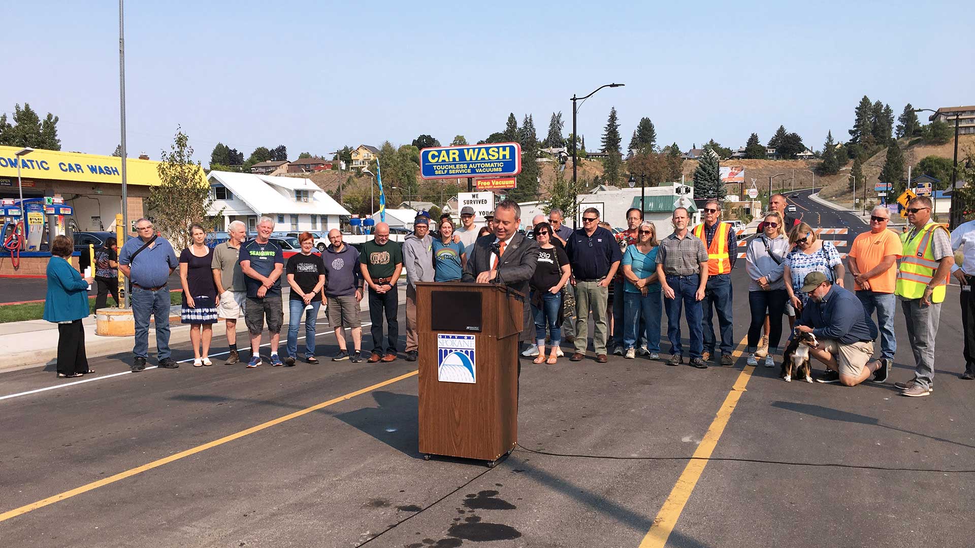 North Monroe Corridor Opens Early - City of Spokane, Washington