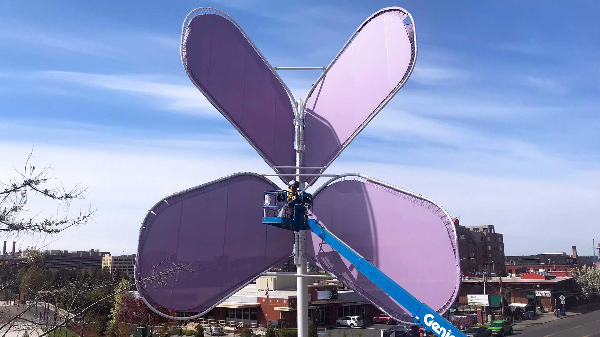 Expo 74 Butterfly Takes Wing - City of Spokane, Washington