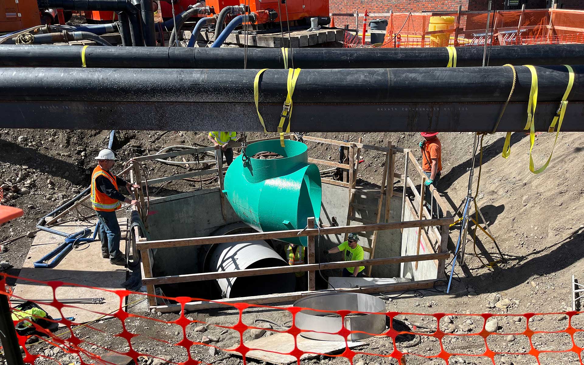 Post Street Bridge Sewer Pipe Switch Successful - City of Spokane ...