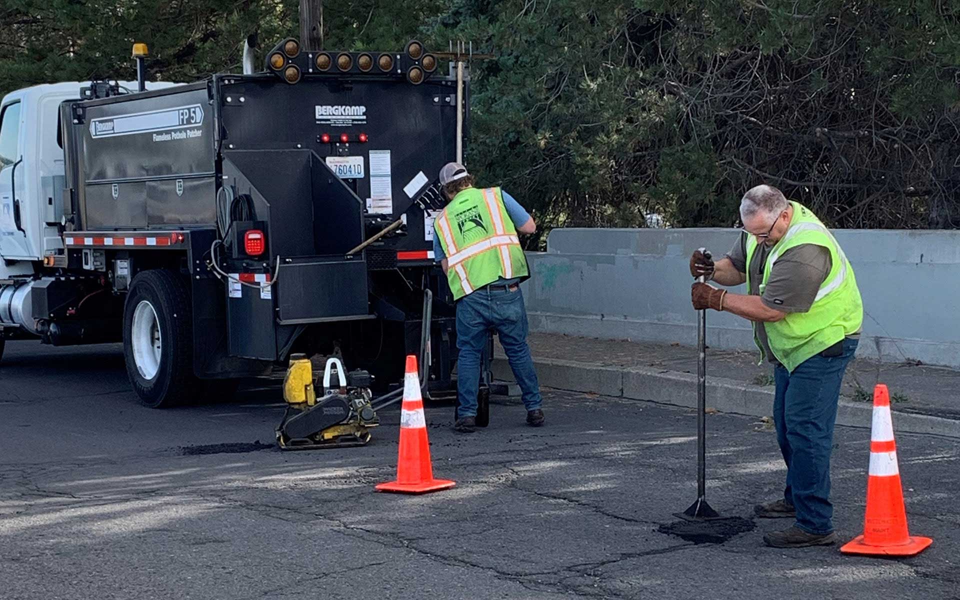 Street Maintenance Pavement Repair - City of Spokane, Washington