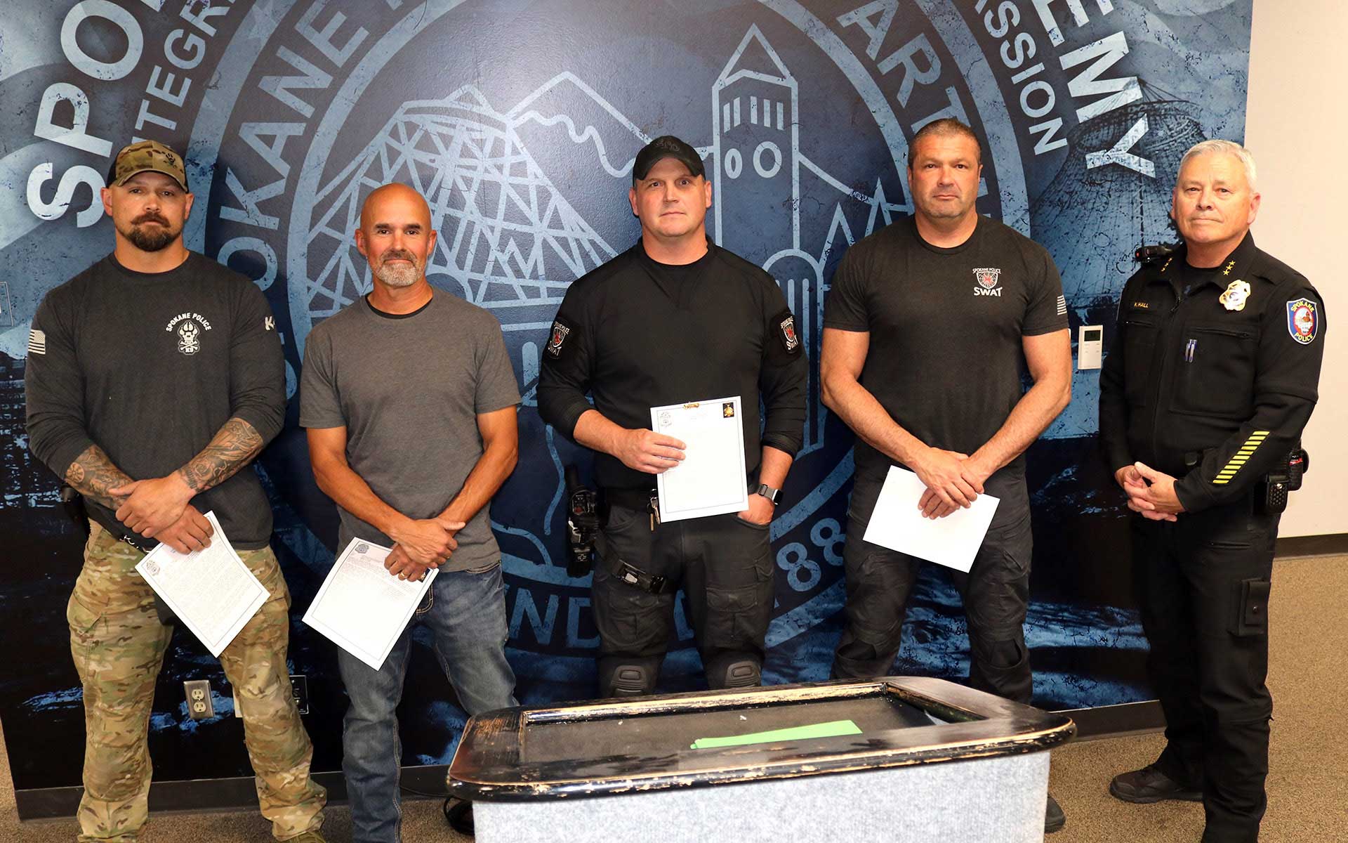 Medal of Valor awarded to four Spokane Police Officers - City of ...